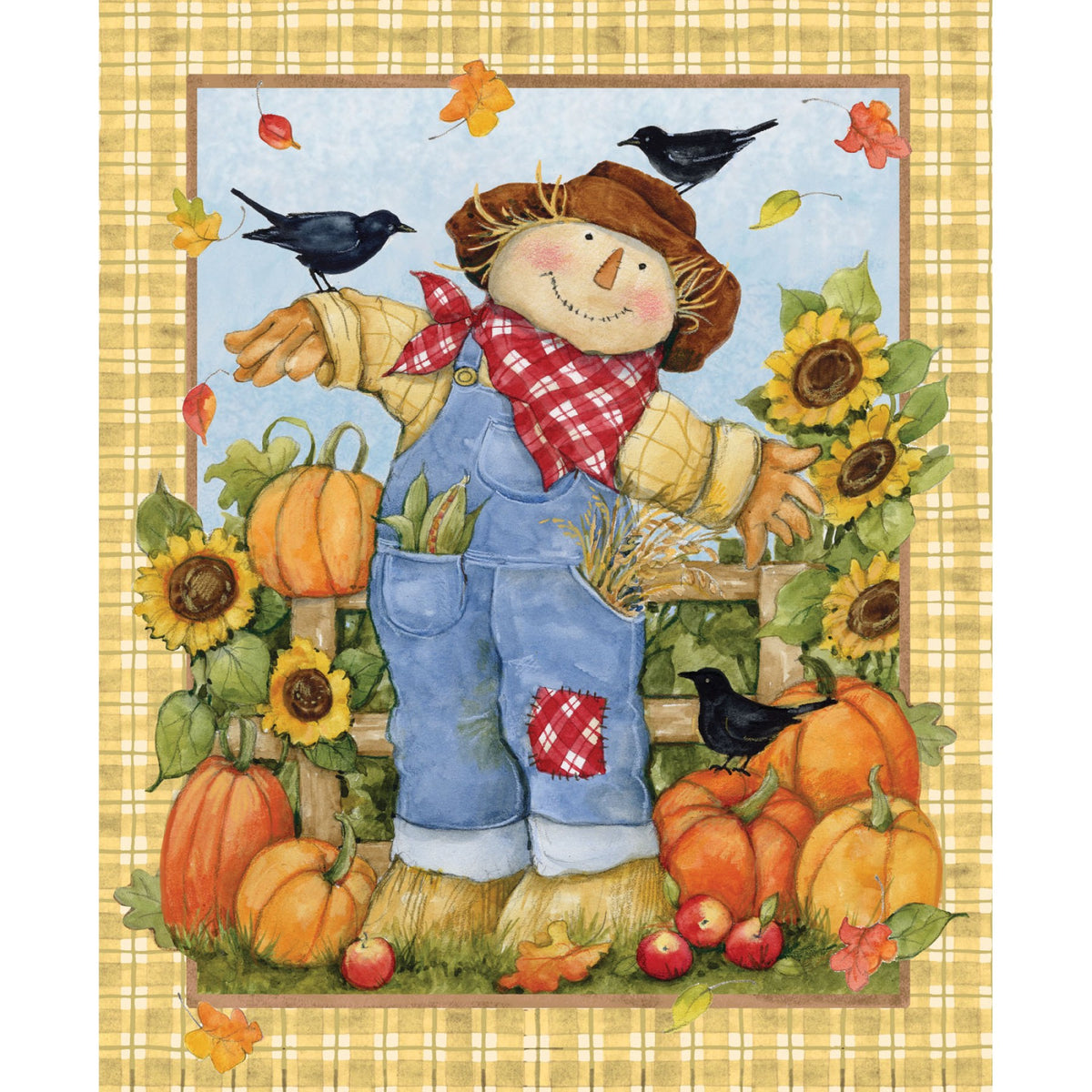 Scarecrow Harvest Panel – Quilting Fabric Supplier