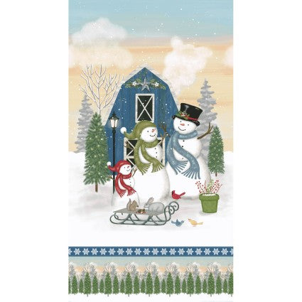 Snowman's Dream 24" Panel 7048P – Quilting Fabric Supplier